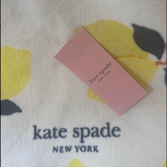 kate spade | Bath | Sold Out Kate Spade Beach Towel Nwt Lemons | Poshmark